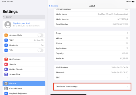 Guide to Create/Install a Certificate for iPad On-Prem (Docker ...